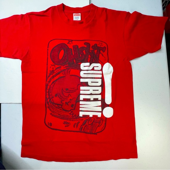 Supreme | Shirts | Supreme Red Color Oh Shit Skater Kid Mens Medium ...